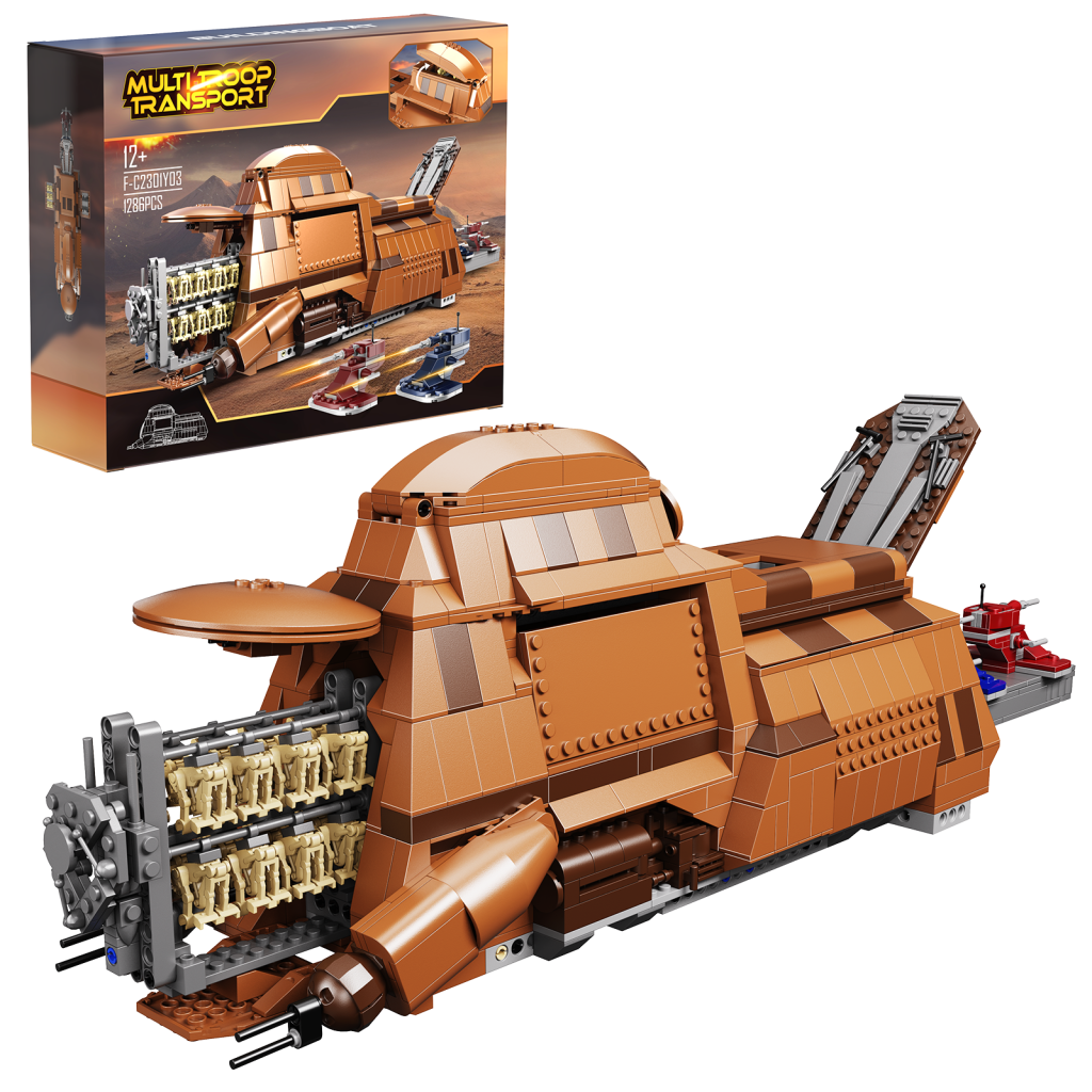 MOC Factory 89104 Duck Troop Transport – MTT with 1286 Pieces ...