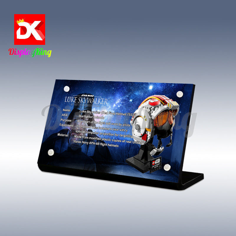 Display King - Acrylic display plaque for Lego Luke Skywalker (Red Fiv ...