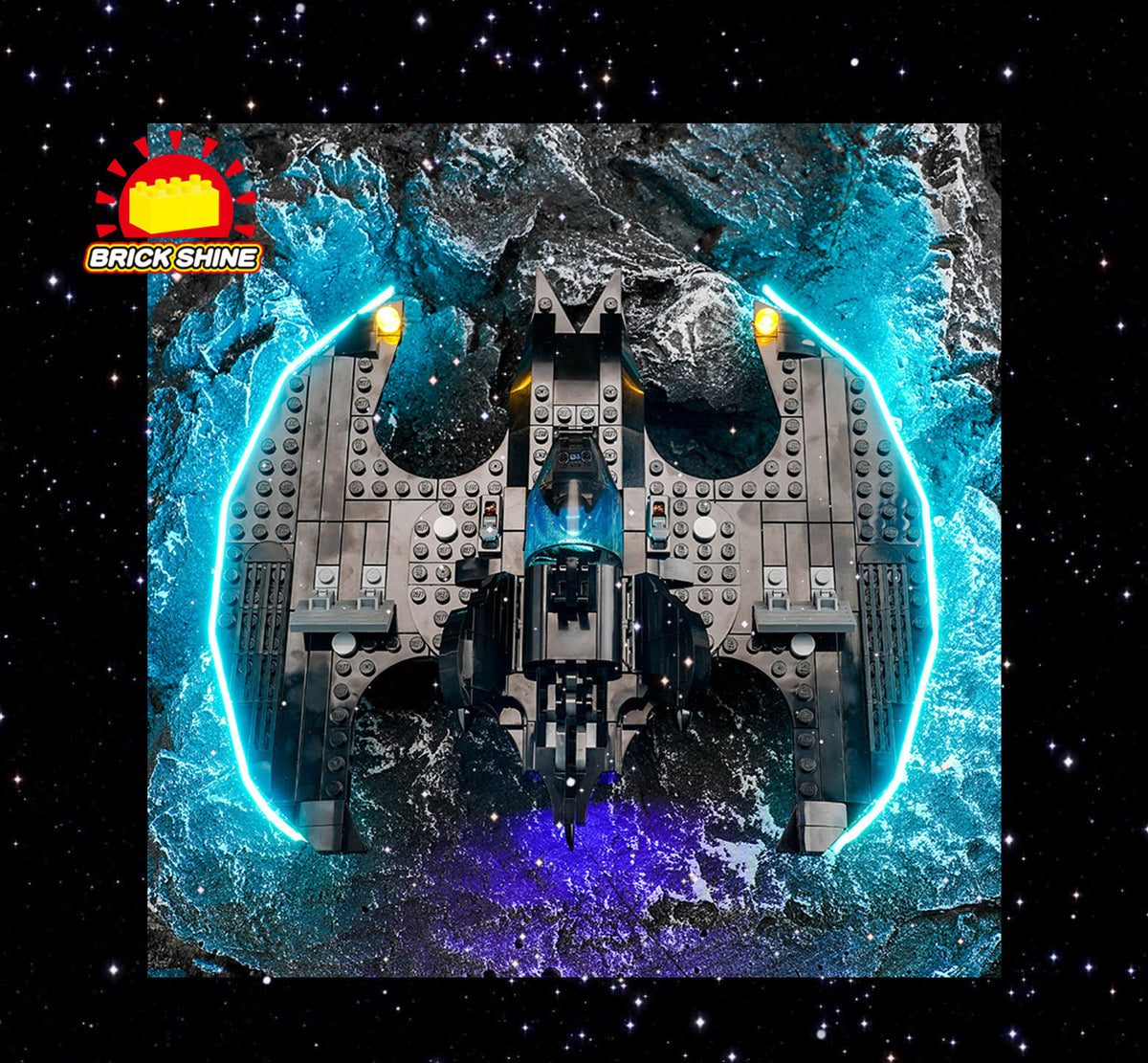 Brick Shine - Light Kit for LEGO® Batwing: Batman ys The Joker 76265 ...