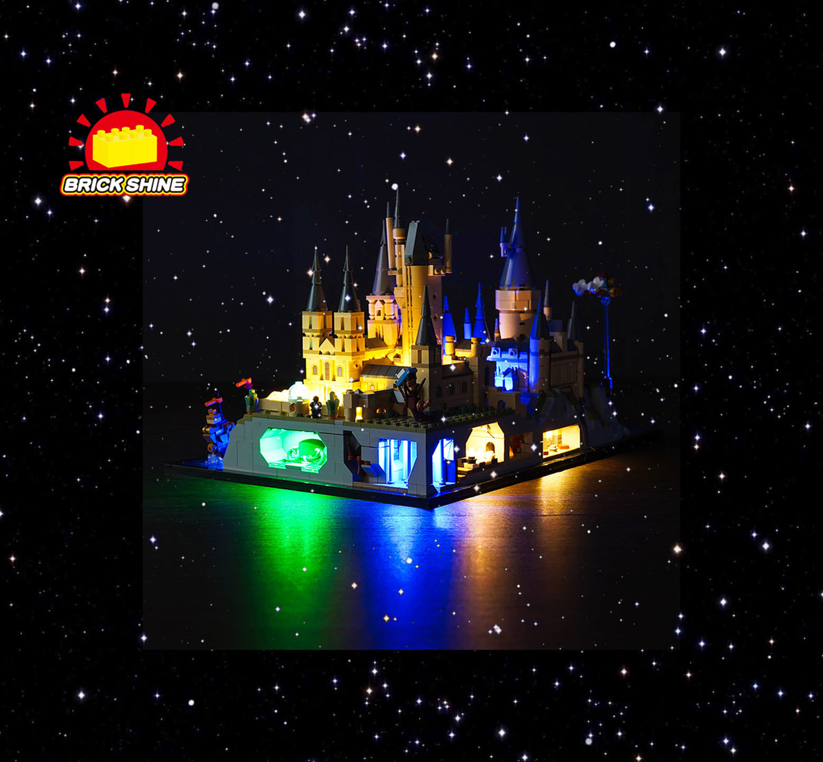 Brick Shine - Light Kit for LEGO® Hogwarts Castle and Grounds 76419(Bl ...