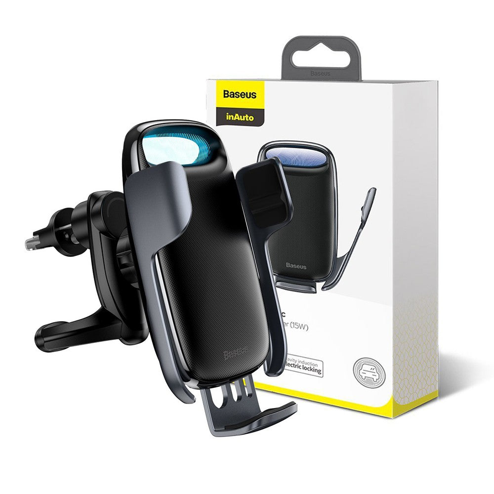 Baseus Milky Way Electric Bracket Wireless Charger 15W-Black ...