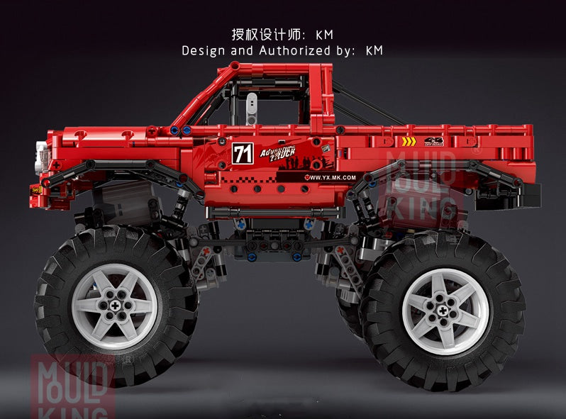 MOULD KING 18003 Red Monster Buggy with 1670 Pieces | Goodstuff Australia