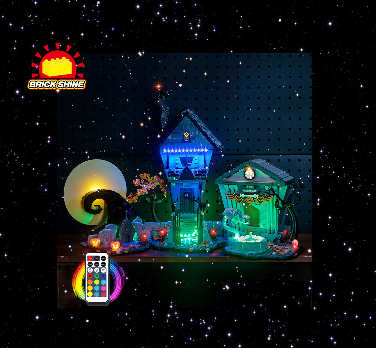 Brick Shine - Light Kit for LEGO® Tim Burton's The Nightrare Defore Ch ...