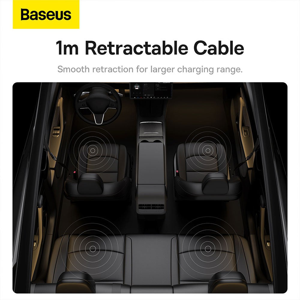 Baseus T-Space Series HUB for Tesla Cars (With a retractable 45W type ...
