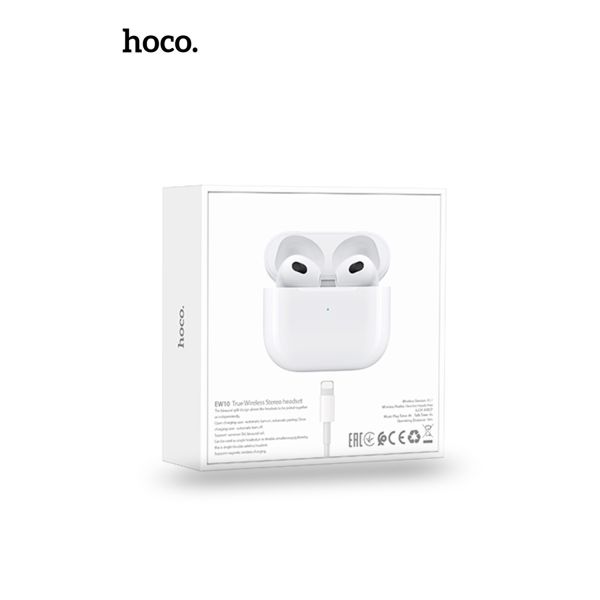 Hoco EW10 aSeries 3 Wireless Chaging True Wireless Earphones - White ...