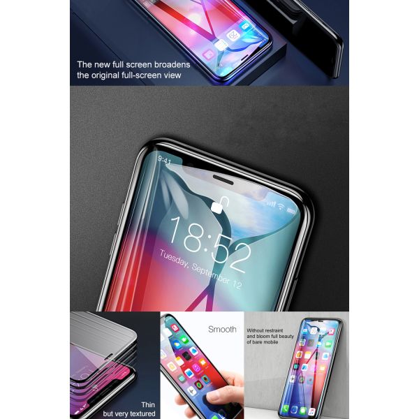 iPhone 16 Pro / 17 BLACKTECH 9D Full Cover Tempered Glass - Black ...