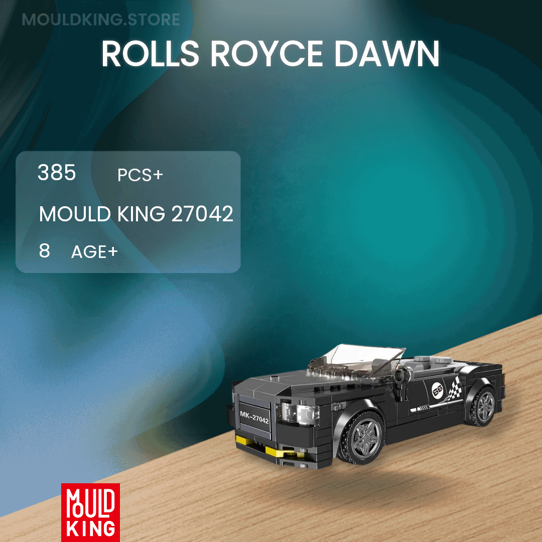 MOULD KING 27042 Rolls Royce Dawn with 385 Pieces | Goodstuff Australia