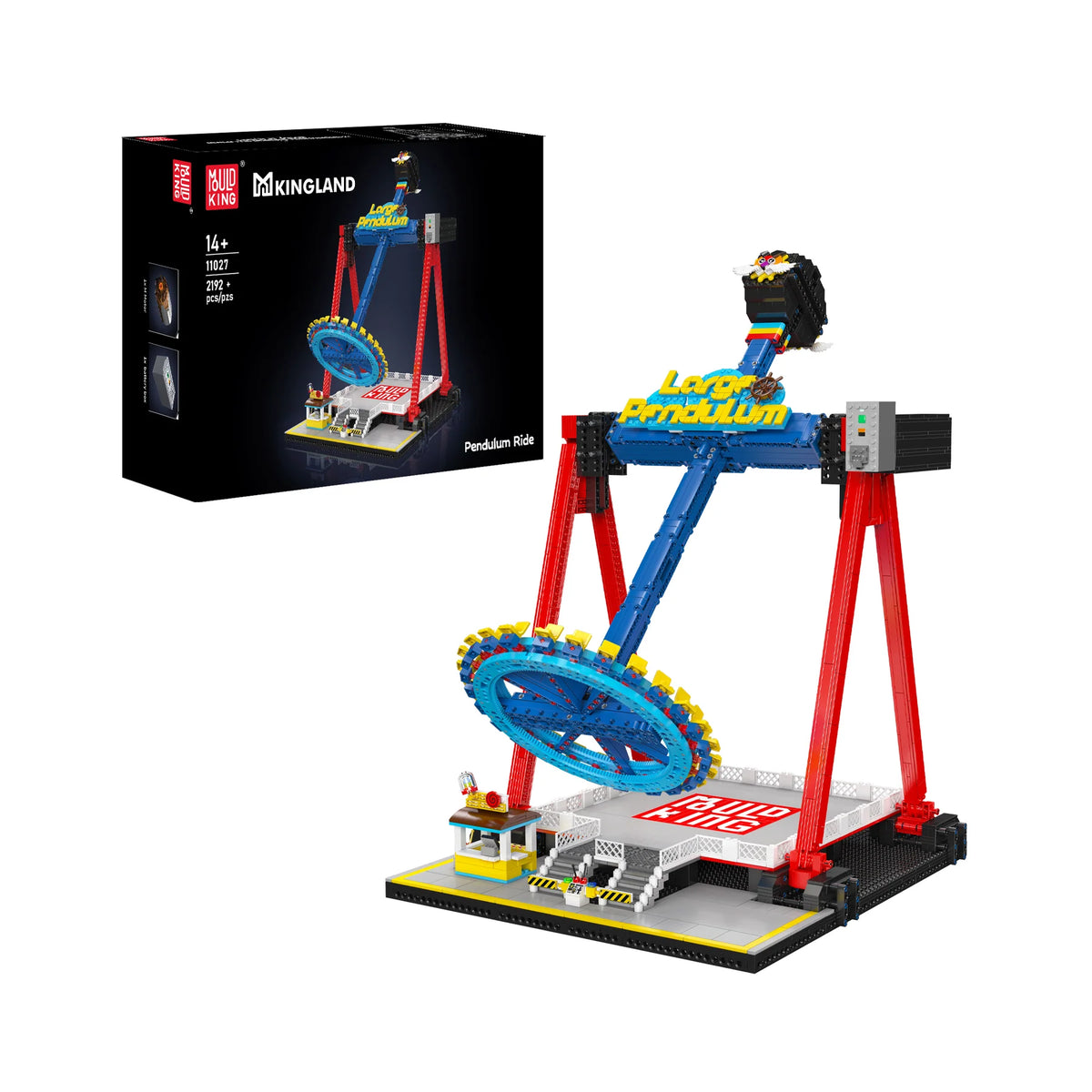 Mould King 11027 Motorized Large Pendulum Ride Building Set | 2,192 Pc ...
