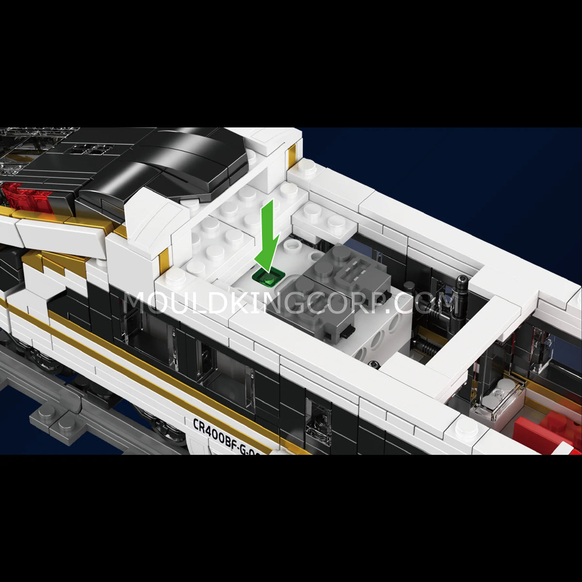 Mould King 12015 Fuxing EMU High-Speed Train Building Set | 2,117 Pcs ...