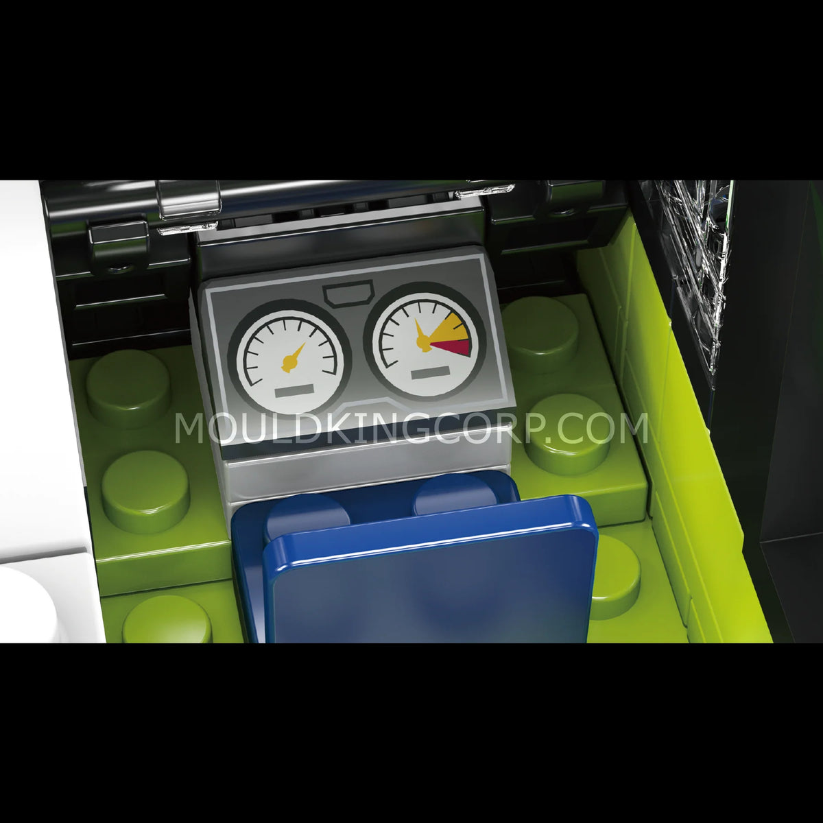 Mould King 12040 Italian Marconi Express Light Rail Train Building Set ...