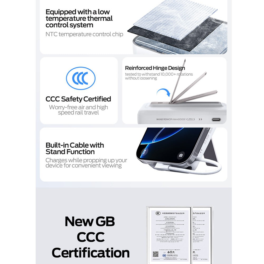 MOVE SPEED MSP16 Magnetic Wireless Charging Mobile Power Bank with Bra ...