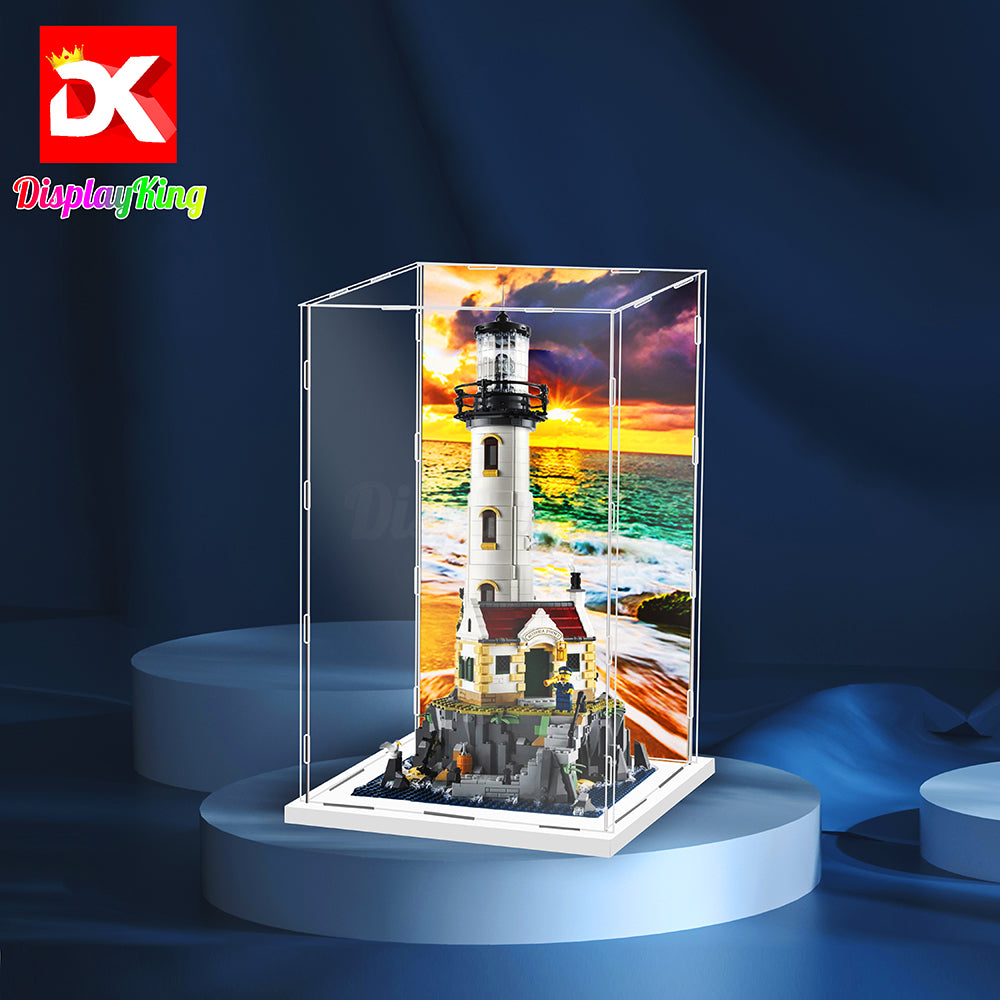 Display King - Acrylic display case for LEGO® Motorized Lighthouse 213 ...