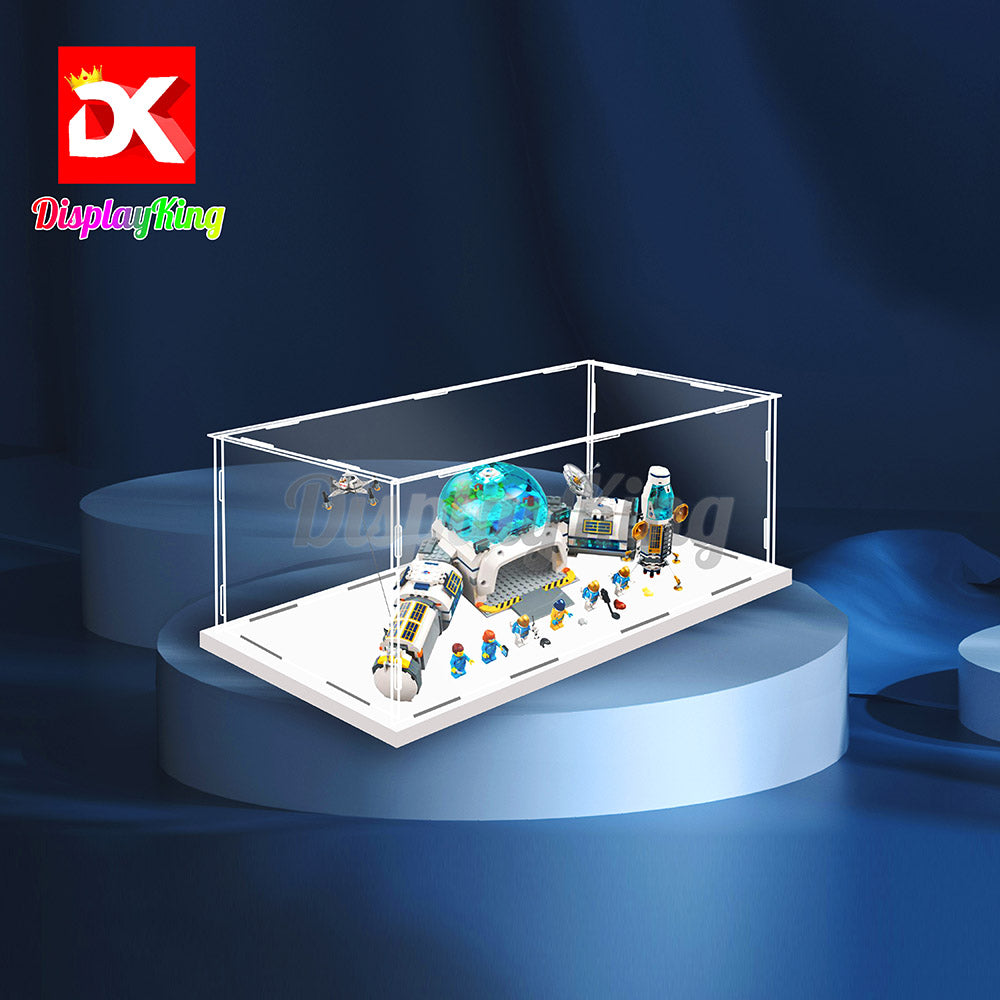 Display King - Acrylic display case for Lego Lunar Research Base 60350 ...