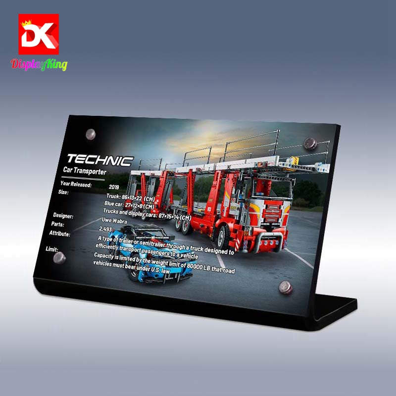 Display King - Display plaque for LEGO Car Transporter 42098 ...