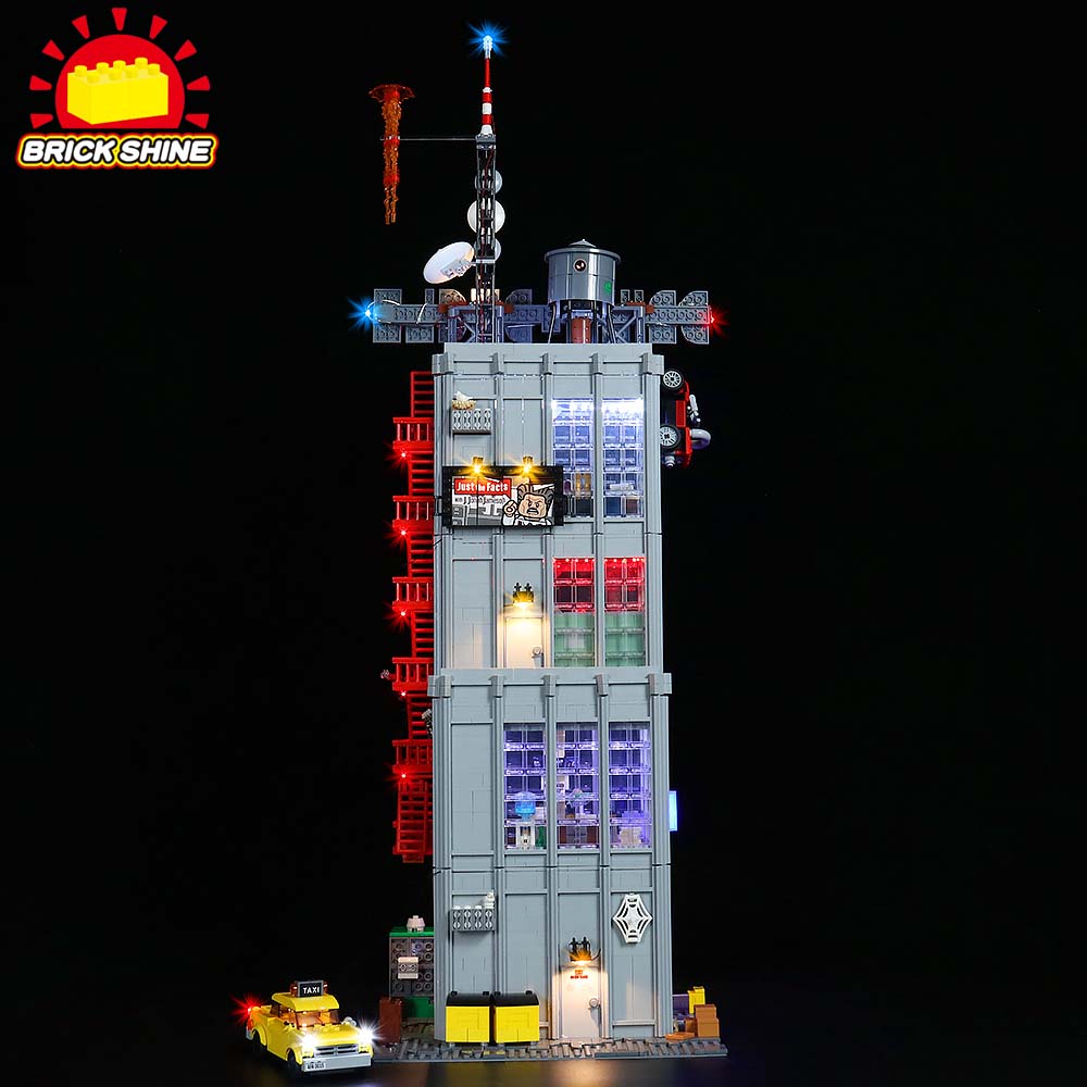 Brick Shine Light Kit for LEGO® Daily Bugle 76178 | Goodstuff Australia